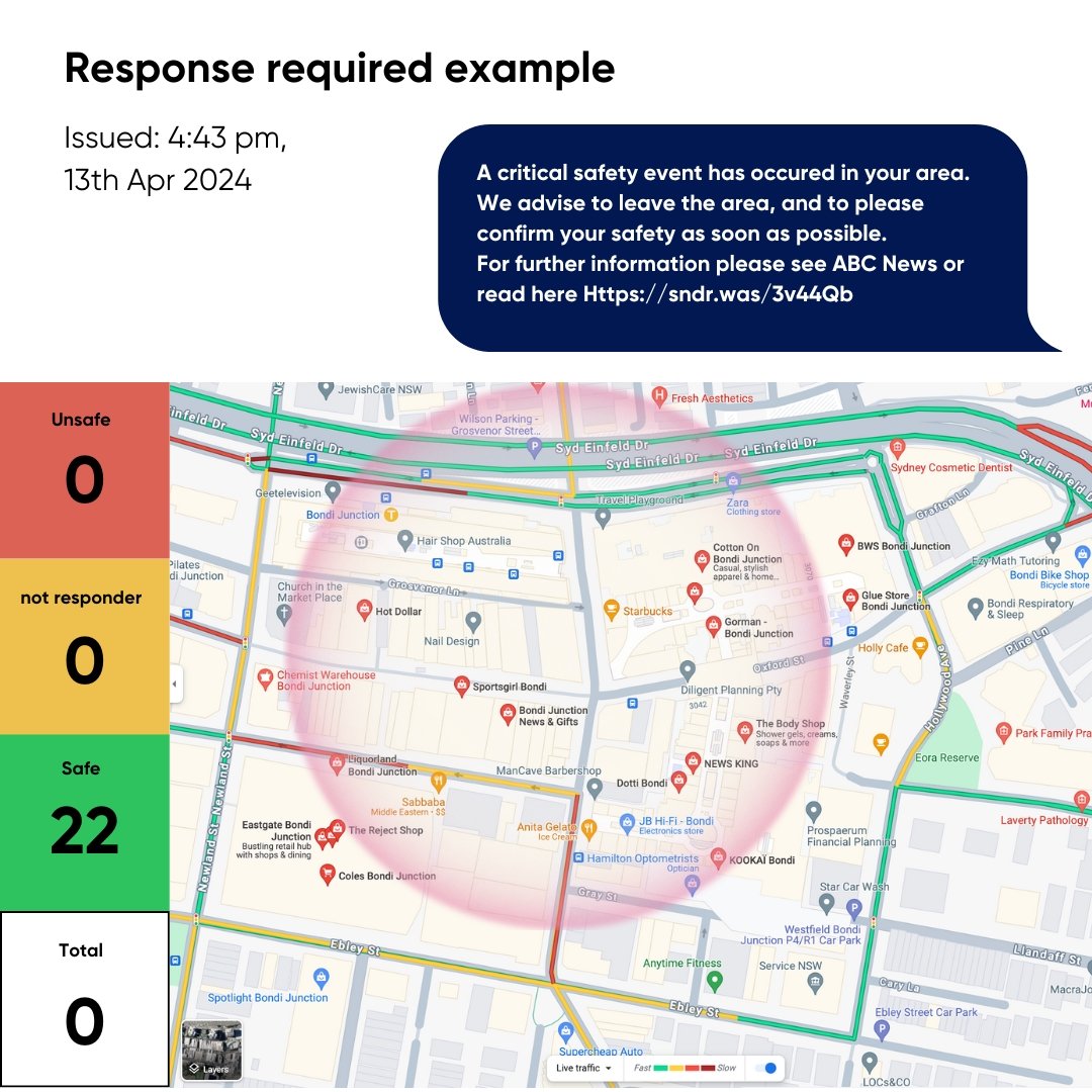 Sonder | Major incident response and disaster relief